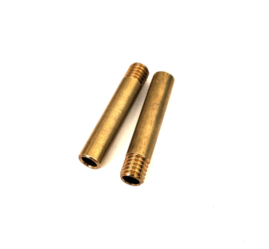 2pcs 1" Long Brass Coolant Ball Nozzle Extension Tube M6 x 1.0 Thread ...