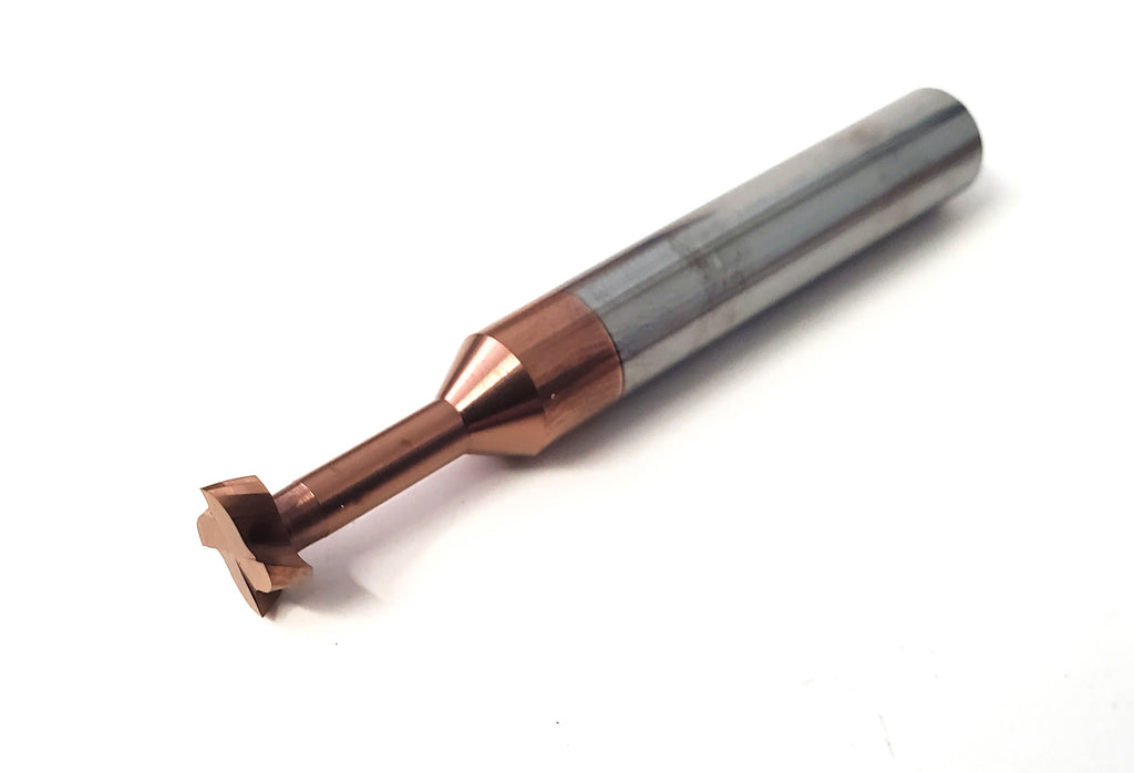 8mm x 2.5mm Keyseat Slot Cutter 4 Flute Carbide Endmill TiSiN Coated ...