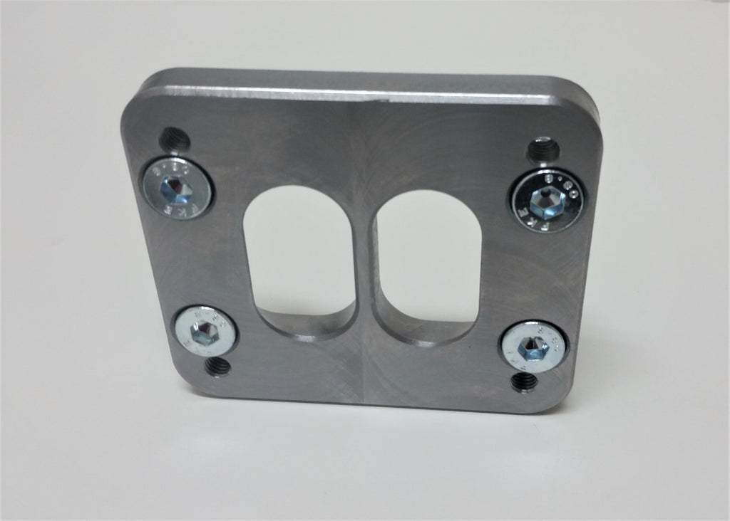 T4 to T3 Reversed Counter-bored Divided Turbo Flange Adapter Plate for ...