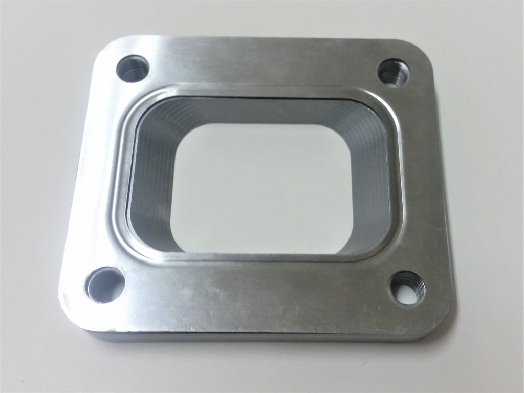 M10x1.5 Tapped T3 to T4 Single Port Non Divided Turbo Adapter Flange f ...